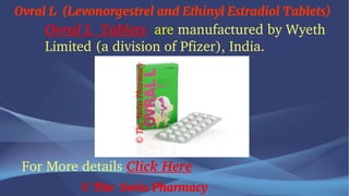 Ovral L (Levonorgestrel and Ethinyl Estradiol Tablets) | PDF