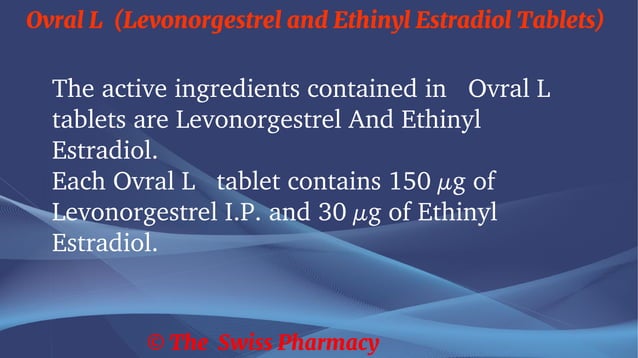 Ovral L (Levonorgestrel and Ethinyl Estradiol Tablets) | PDF | Pharmaceutical Drugs | Medical Health