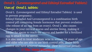 Ovral L (Levonorgestrel and Ethinyl Estradiol Tablets) | PDF