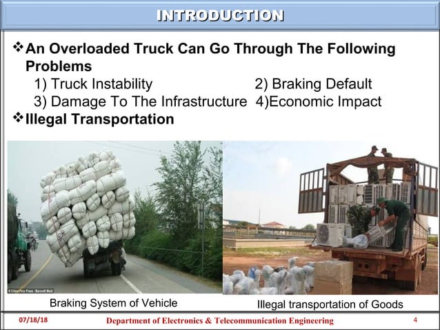 Real time vehicle overload detection and prevention system | PPT ...
