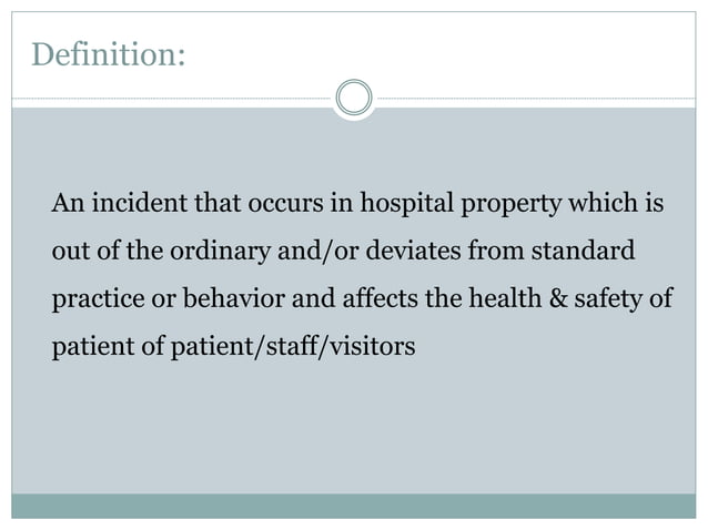 Ovr ,near miss,sentinel event report | PPTX
