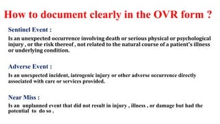 OVR &RCA in healthcare .pdf presentation | PDF