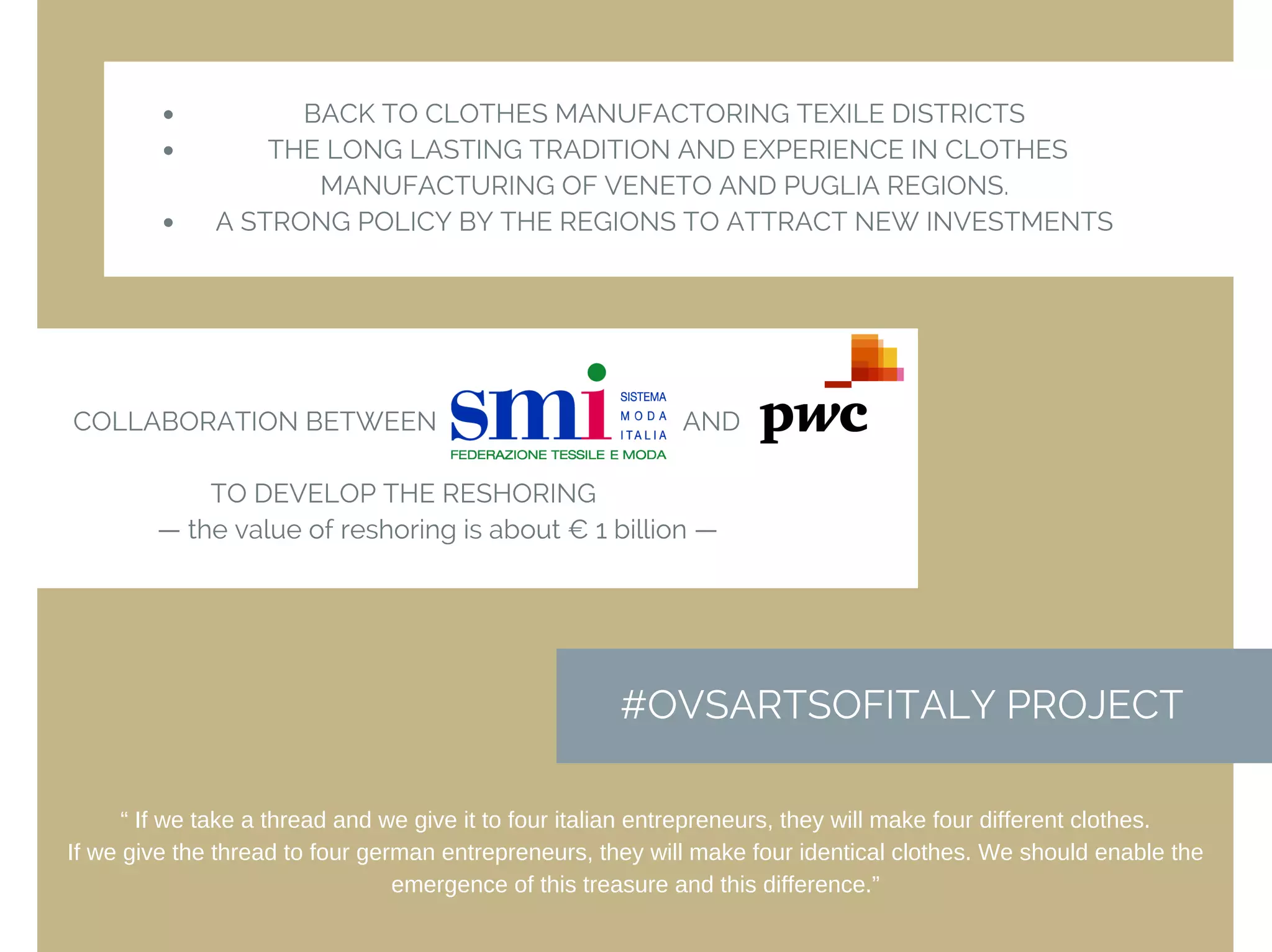 OVS Spa - A case of reshoring | PPT