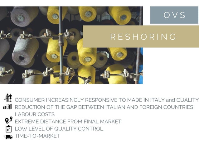 OVS Spa - A case of reshoring | PPT