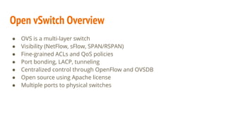 The Open vSwitch and OVN Projects | PPT