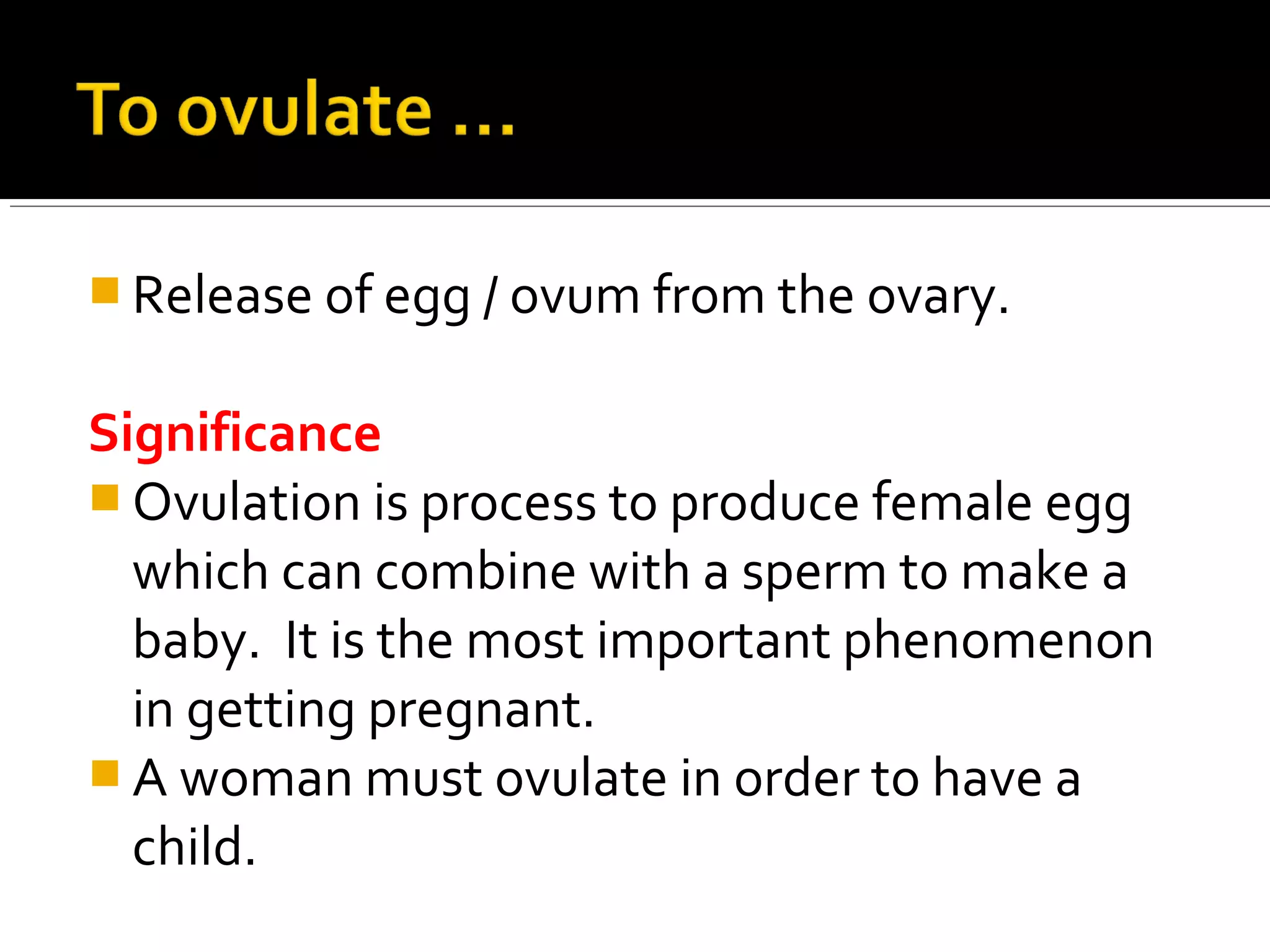Ovulation | PPT