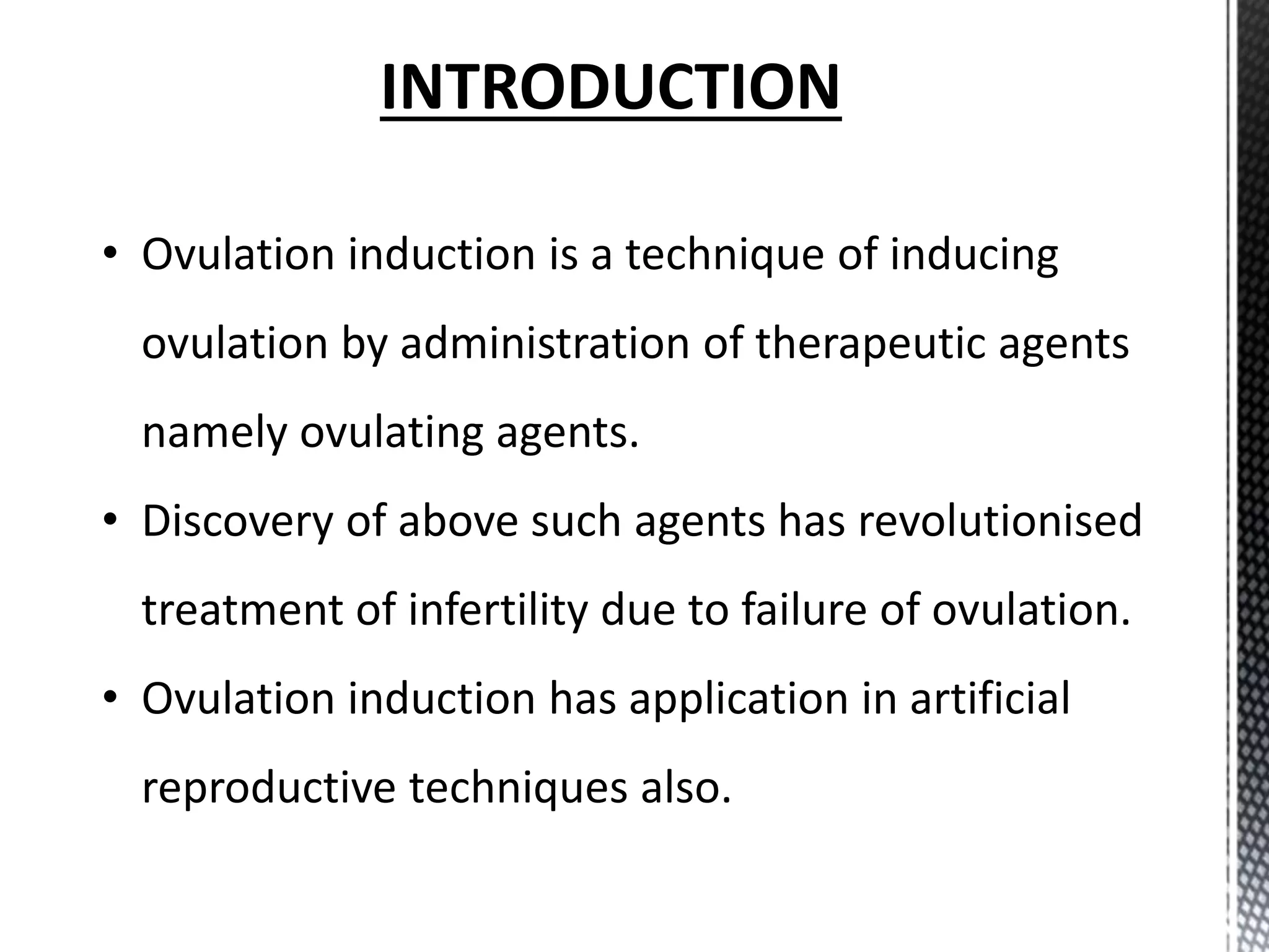 Ovulation induction | PPTX