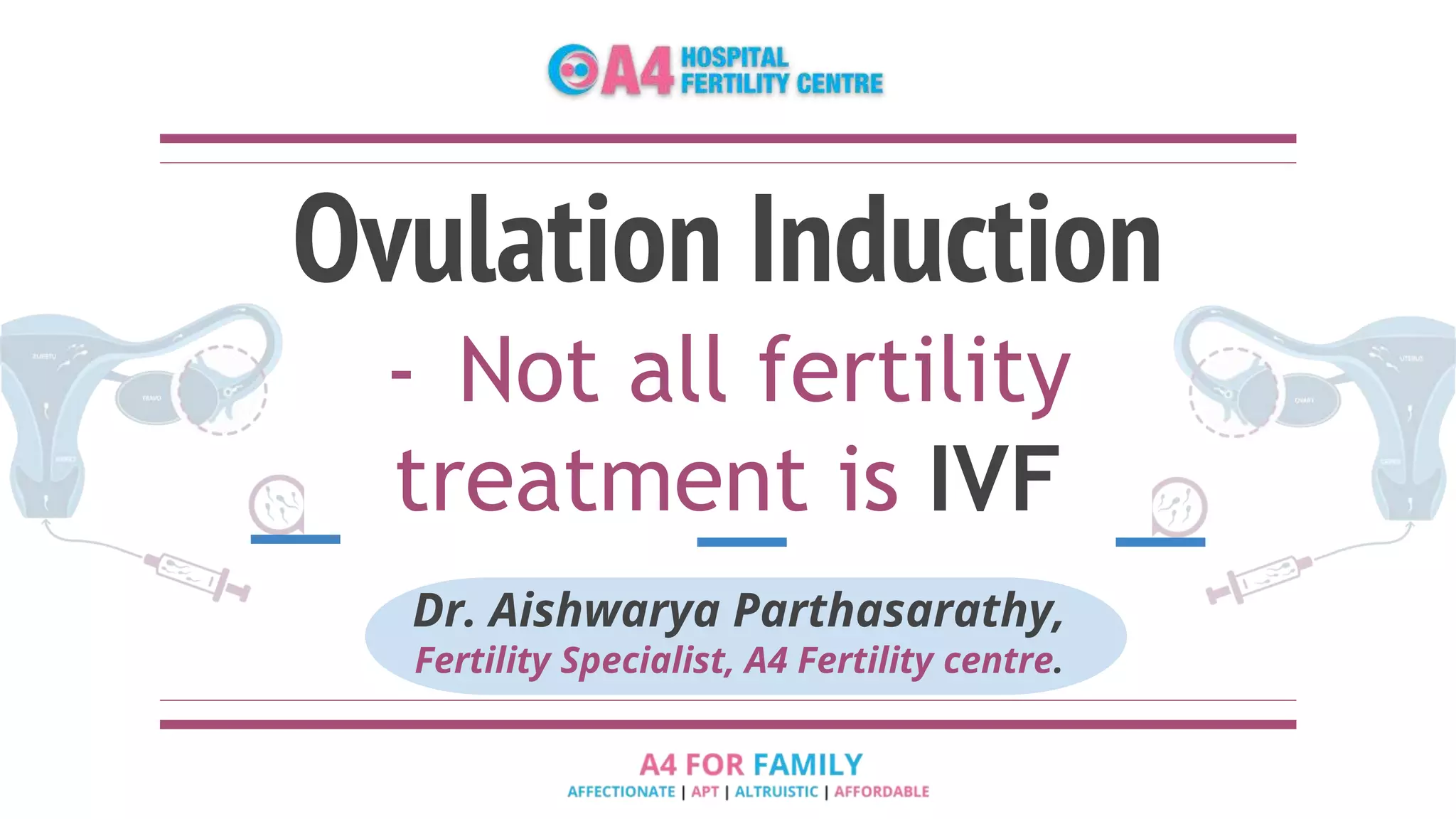 Ovulation induction - not all fertility treatment is IVF by Dr ...