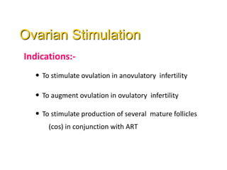 Algorithms for Ovulation induction protocols (Assisted reproductive ...
