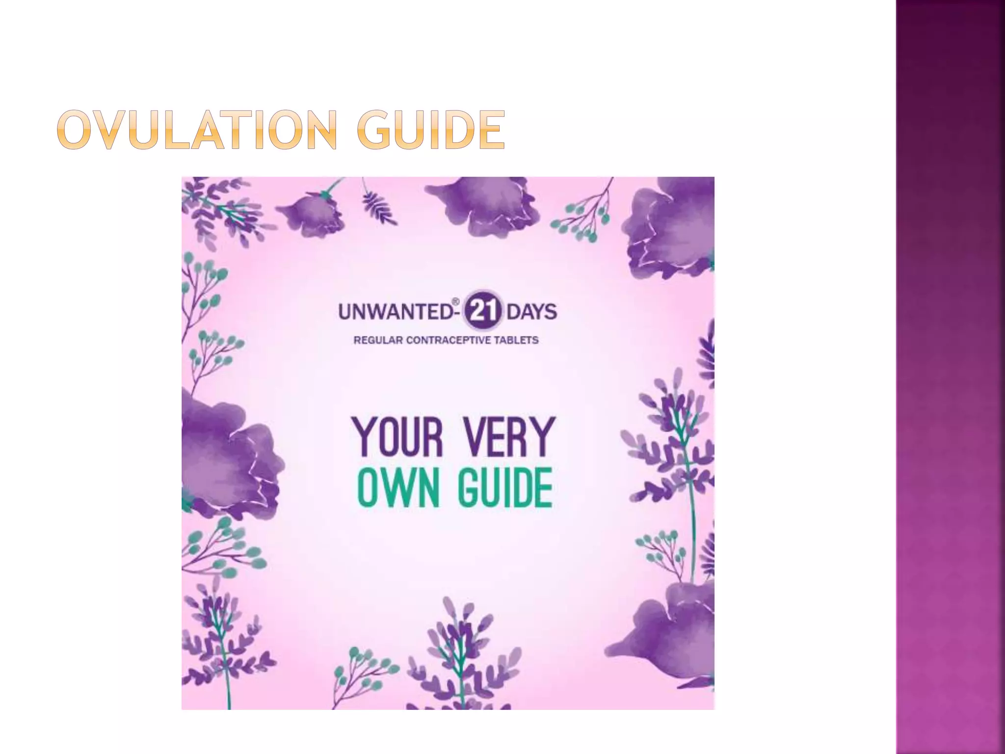 Information about Ovulation and contraceptive tablets | PPTX