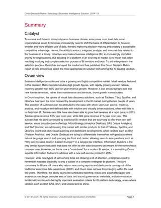 Ovum decision-matrix-bi-105875 | PDF