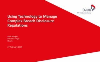 Bridging the Gap between Privacy and Security: Using Technology to ...