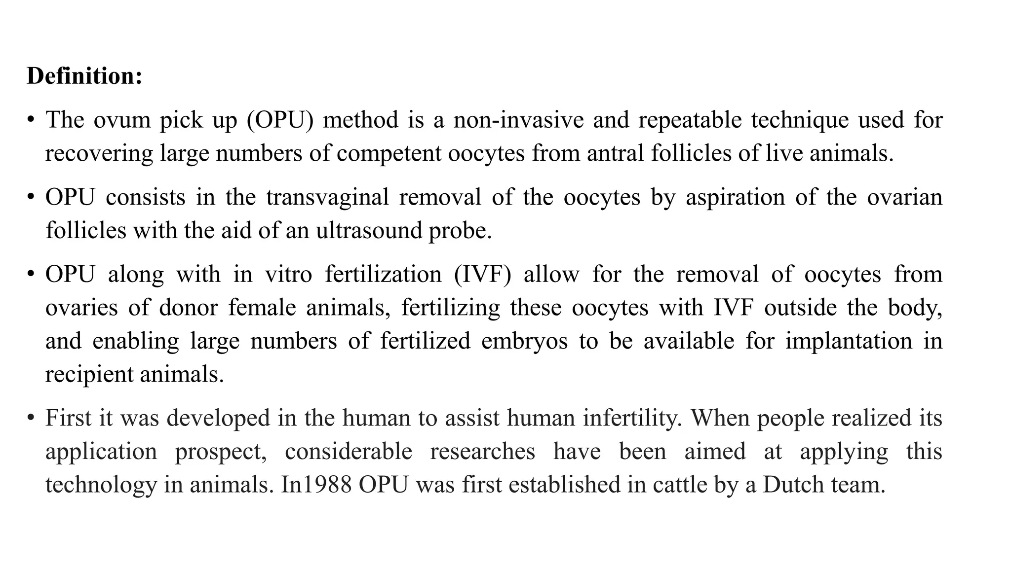 Ovum pick up (opu) | PPTX