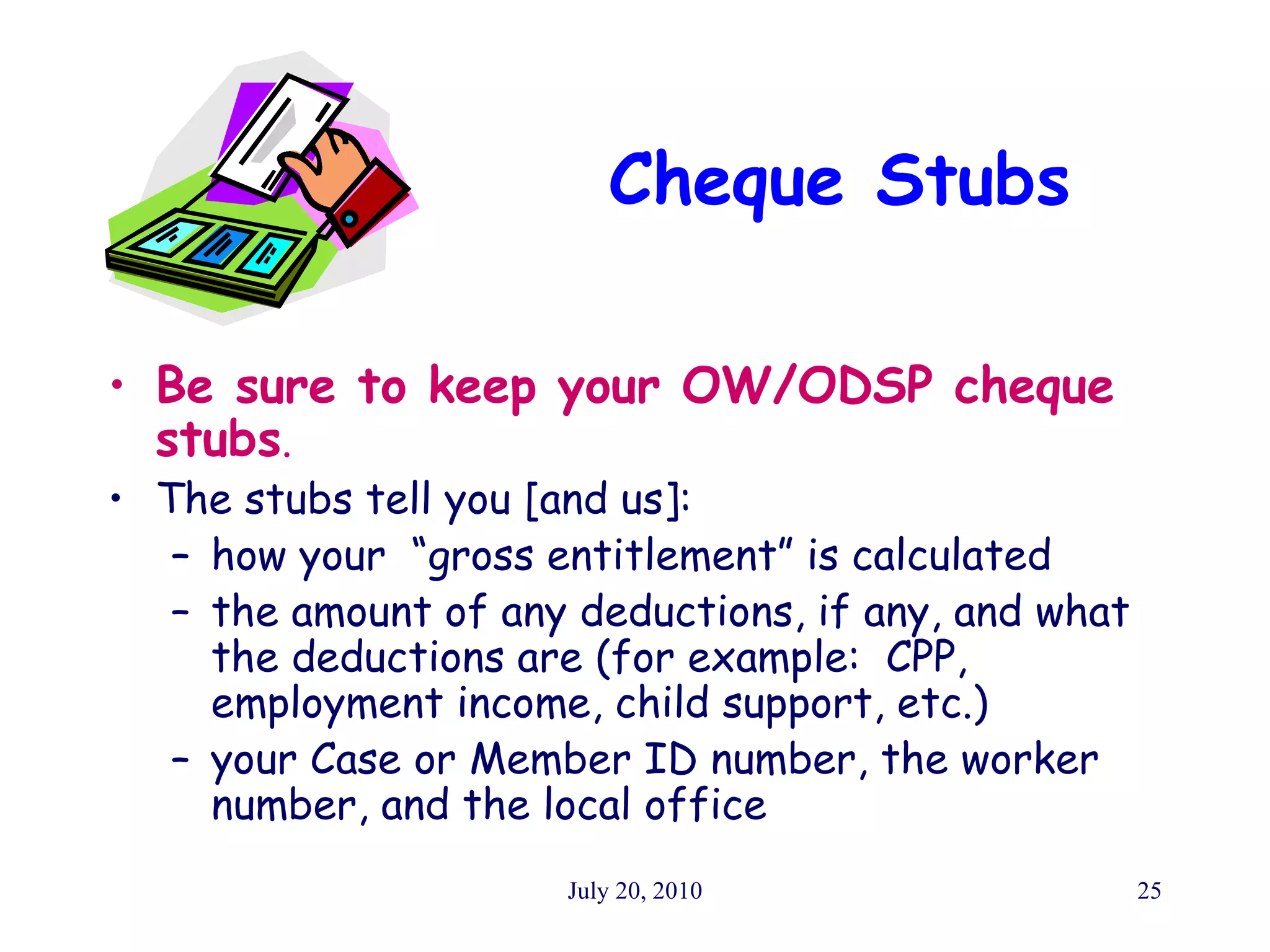 OW ODSP Applications and Appeals | PPT