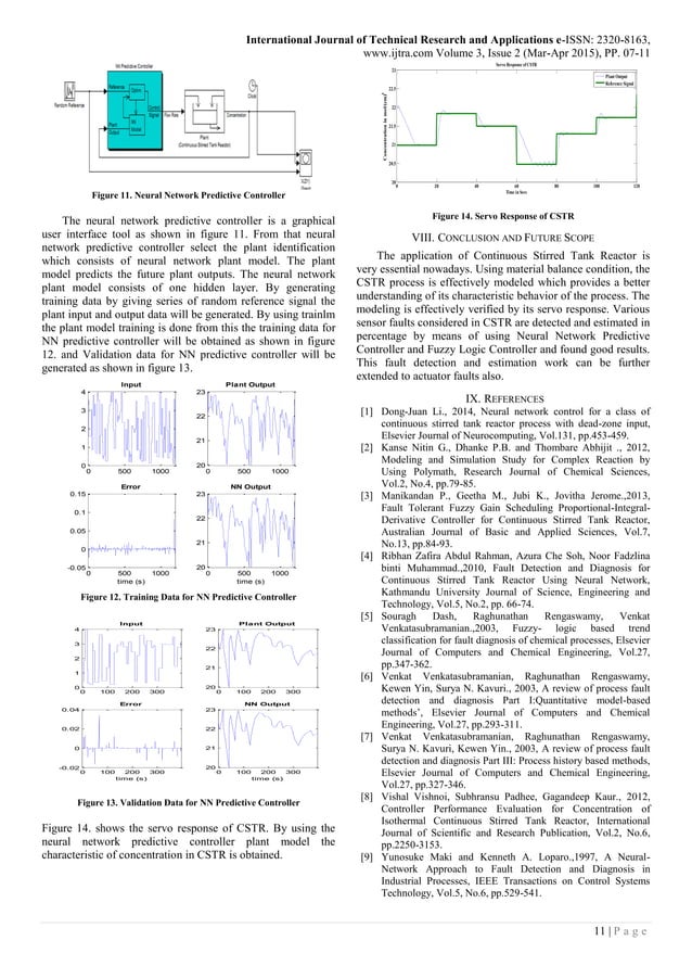 FAULT DETECTION AND DIAGNOSIS IN CONTINUOUS STIRRED TANK REACTOR (CSTR) | PDF