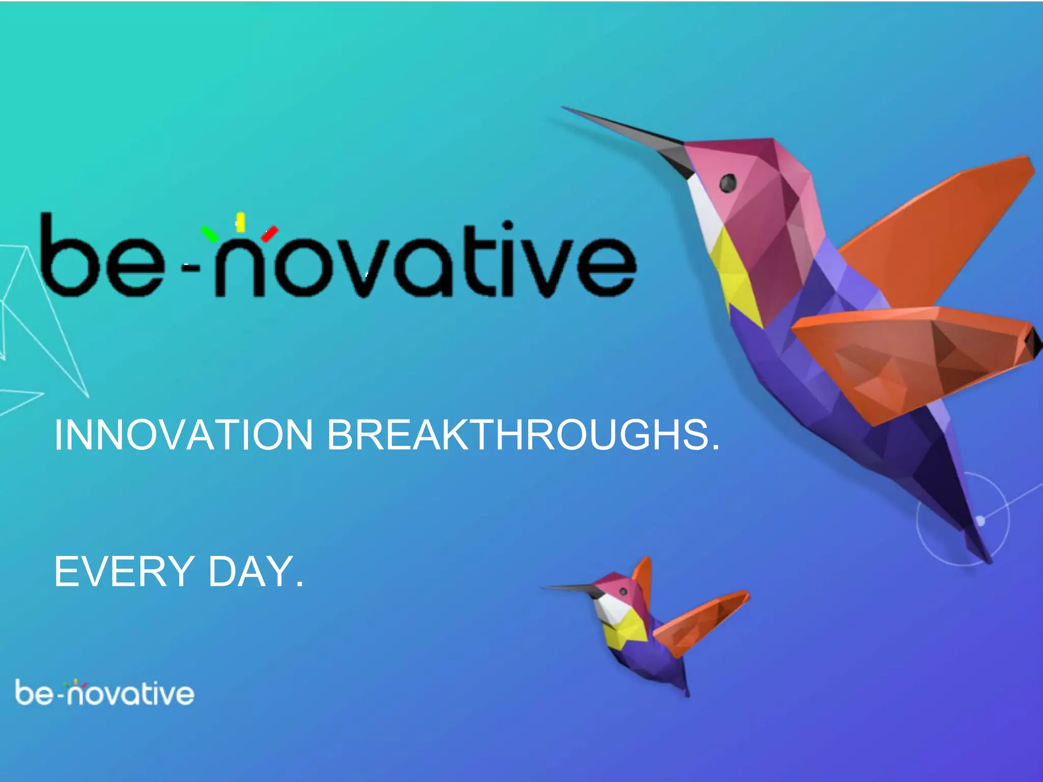 Be-novative overview | PPT