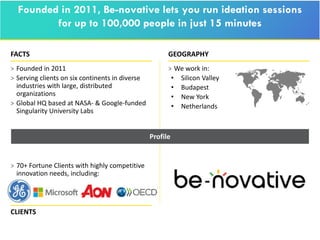 Be-novative overview | PDF