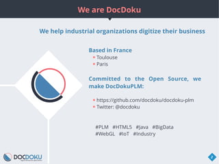 DocDokuPLM presentation - OW2Con 2015 Community Award winner | PDF | Web Development | Internet