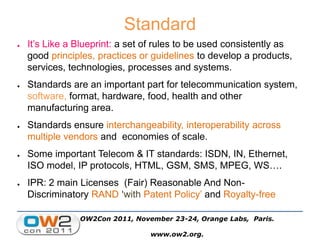 Open Source and Standardization | PPT