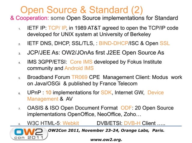 Open Source and Standardization | PPT