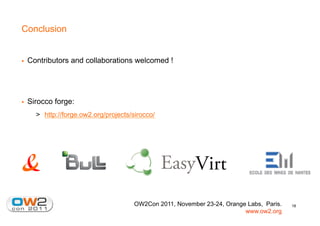 Sirocco Open Source Multi Cloud Manager, OW2con11, Nov 24-25, Paris | PDF | Cloud Computing ...