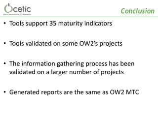 OW2con'14 - Open Source software quality and OW2 SQuAT initiative, CETIC | PPT
