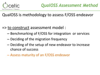 OW2con'14 - Open Source software quality and OW2 SQuAT initiative, CETIC | PPT