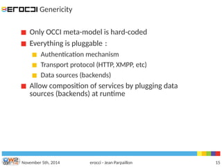 OW2con'14 - erOCCI, a scalable, model-based REST API framework | PPT