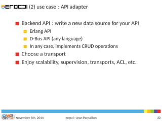 OW2con'14 - erOCCI, a scalable, model-based REST API framework | PPT
