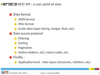 OW2con'14 - erOCCI, a scalable, model-based REST API framework | PPT