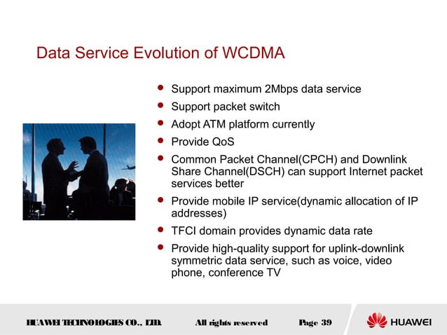 Owa200002 wcdma basic principle issue1.0 | PPT | Computer Networking | Computing