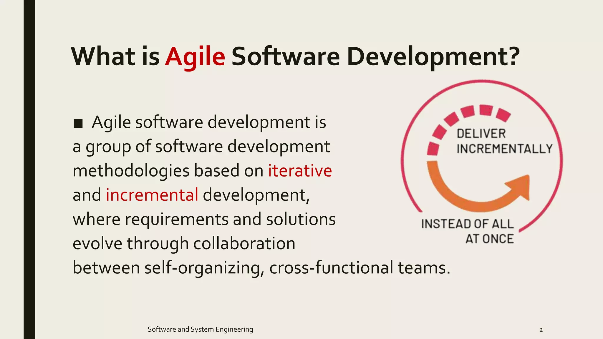 Agile Software Development | PPT
