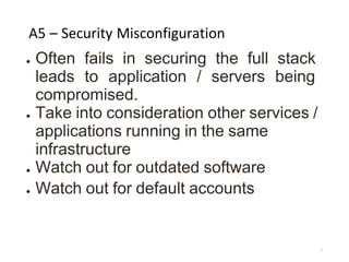 Owasp & php | PDF | Web Development | Internet