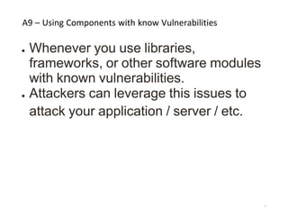 Owasp & php | PDF | Web Development | Internet