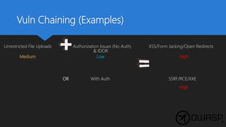 Using Vuln Chaining and Other Factors for a Better Risk Perspective | PPT