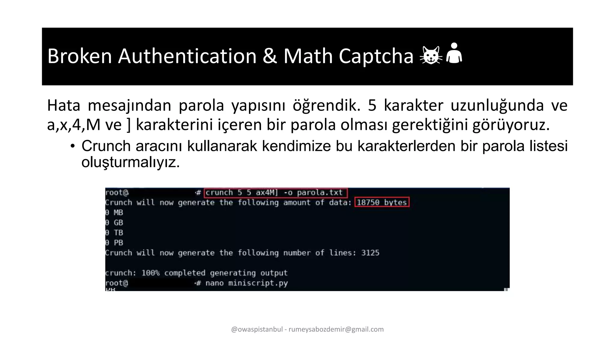 Broken Authentication | OWASP Istanbul | PPT