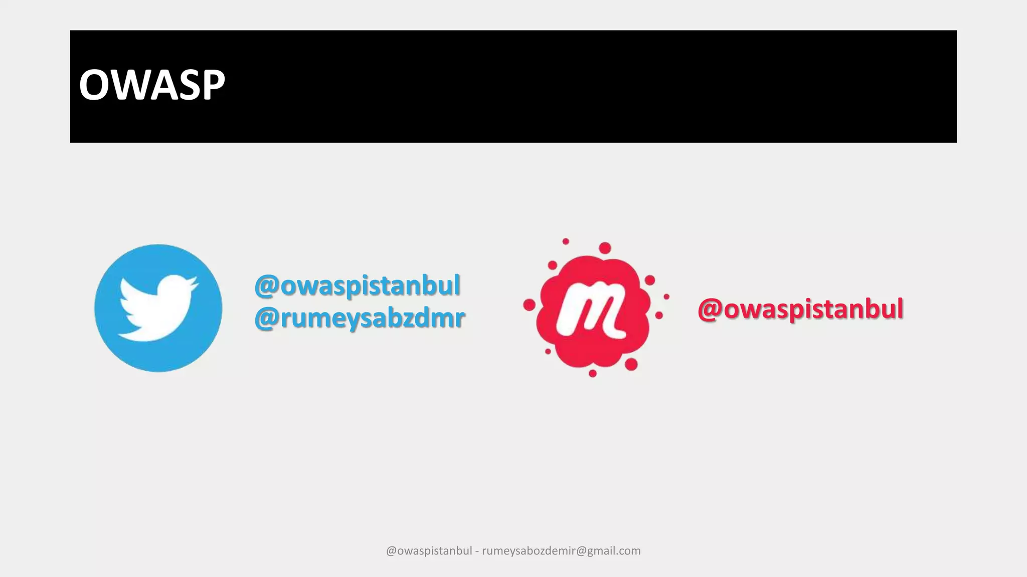 Broken Authentication Owasp Istanbul Ppt