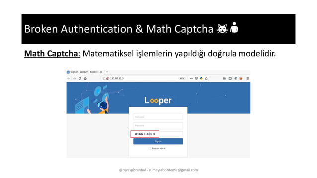 Broken Authentication | OWASP Istanbul | PPT