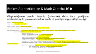 Broken Authentication | OWASP Istanbul | PPT