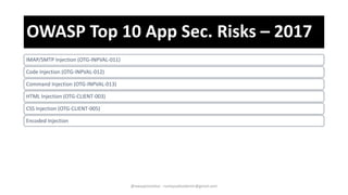 Broken Authentication | OWASP Istanbul | PPT