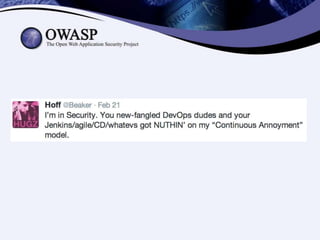 Continuous Security Testing in a Devops World | PPT