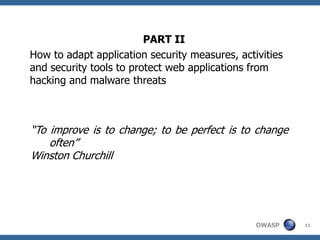 Owasp e crime-london-2012-final | PPTX | Web Development | Internet