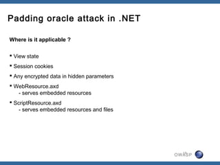 padding oracle attack | PPT