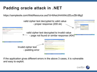 padding oracle attack | PPT