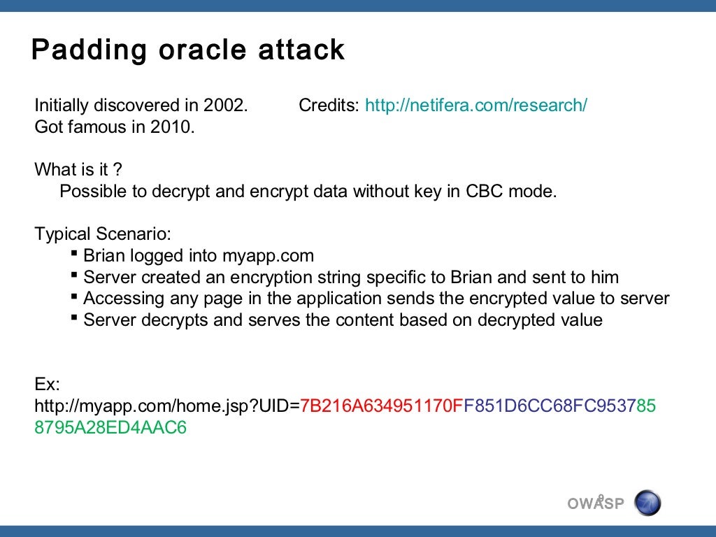 Padding Oracle Attack 