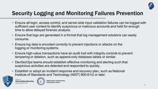 owasp top 10 security risk categories and CWE | PPTX