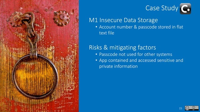 Owasp Top 10 Mobile Risks V 1 3 Publish Ppt