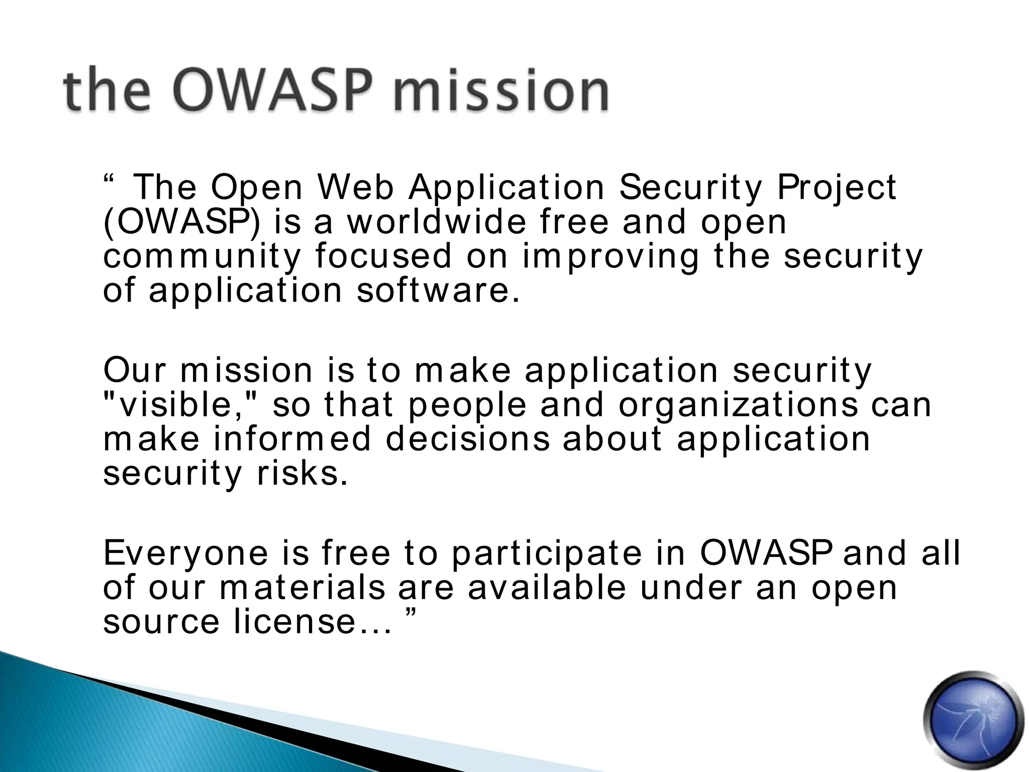 Owasp Top 10 - Owasp Pune Chapter - January 2008 | PPT | Web ...