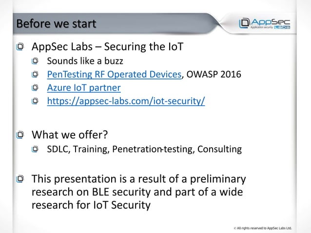 R U aBLE? BLE Application Hacking | PPT | Free Download