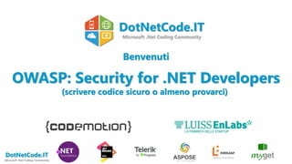 Meetup DotNetCode Owasp | PPT